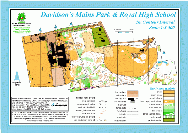 Davidson’s Mains Park and Royal High School map - Edinburgh Southern ...